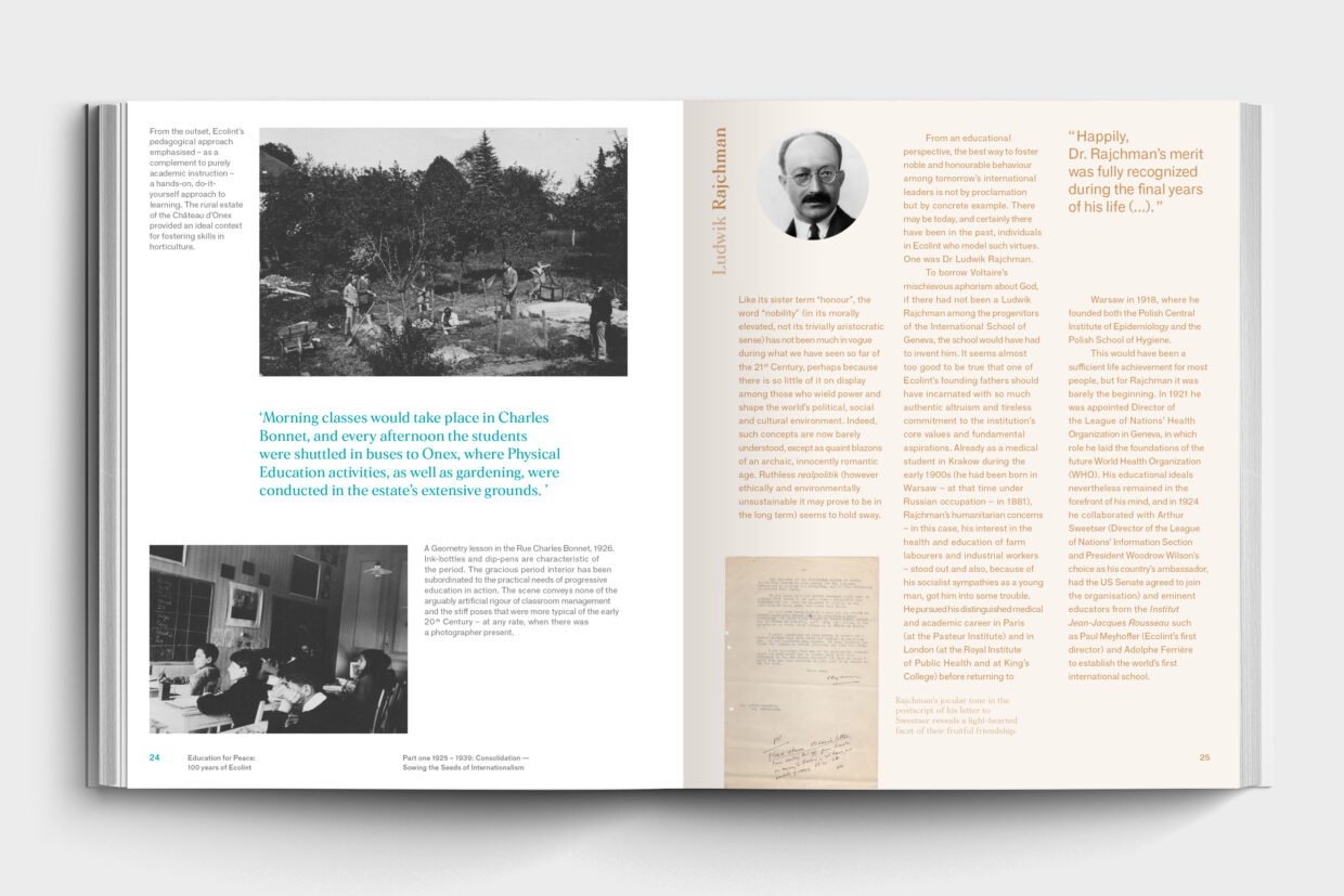 Educating for Peace: 100 Years of Ecolint | Profile Editions